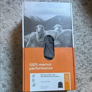 Icebreaker | Tops | Nbib Icebreaker Merino Base Layer | Poshmark